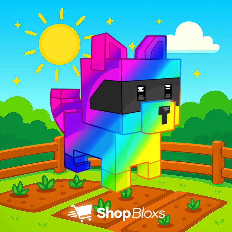 Rainbow Raccoon – Shopbloxs